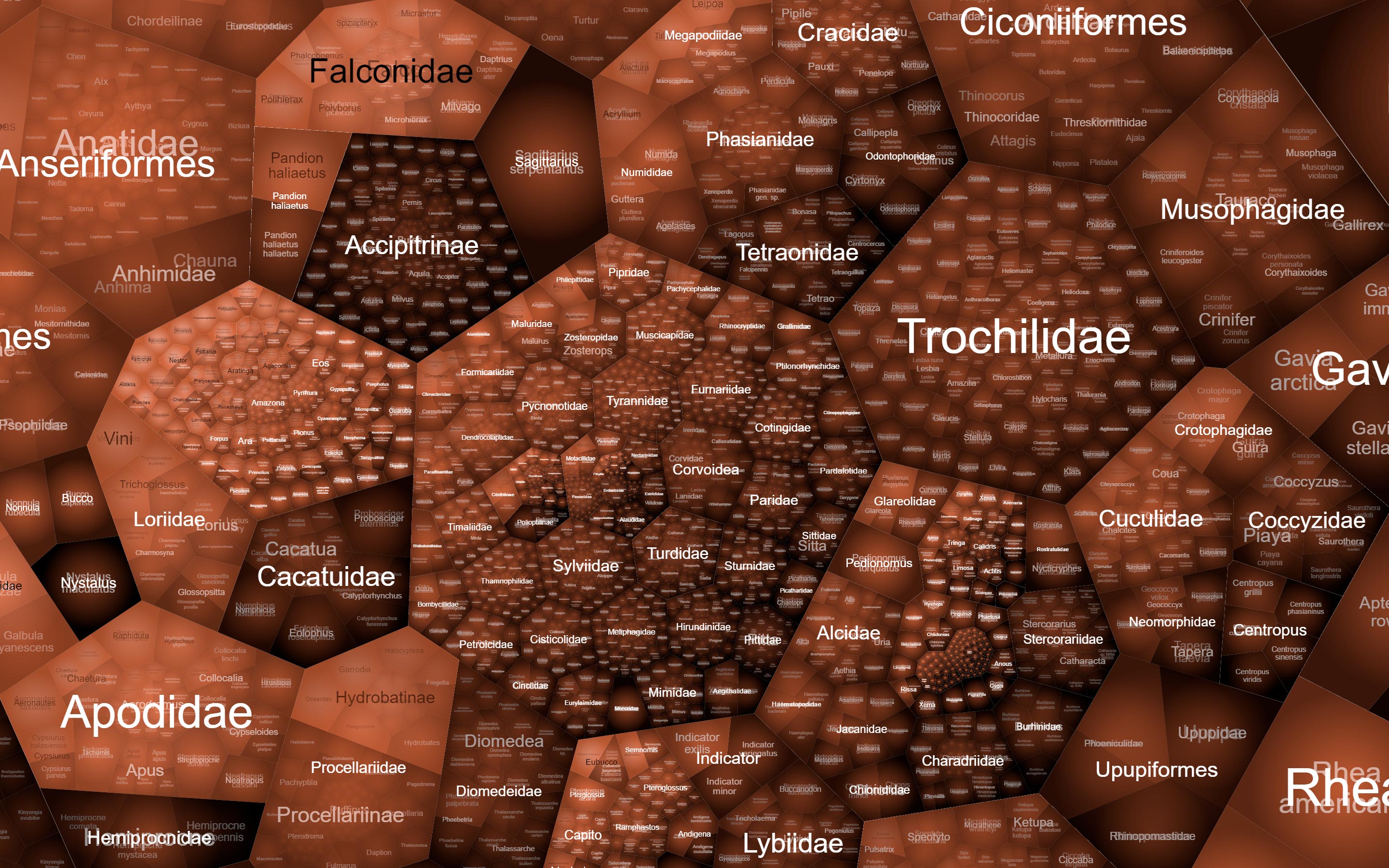 FoamTree: addictively interactive Voronoi treemap | Carrot Search